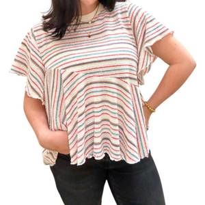 SAGE+FIG | Tops | New Sagefig Roundabout Top In Multicolored | Poshmark